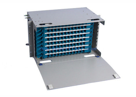 Rack Mounted 6U ODF Fiber Optic Distribution Box , 96core ODF Unit Box ...