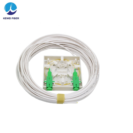 FTTH 2 port fiber optical Terminal Rosette Box surface outlet Box - Buy ...
