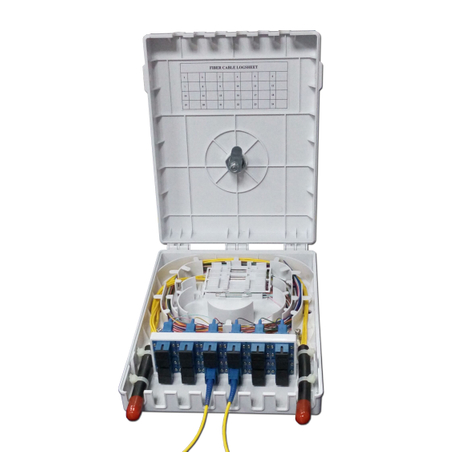 8 24 48FO IP65 Wall Pole Mount FTTH Cable Termination Box Outdoor FDB ...