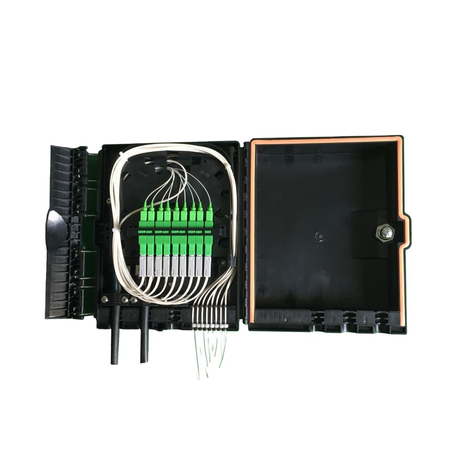 8Cores Fiber Optic Distribution Box IP Grade IP65 Wall Mounted Type ...